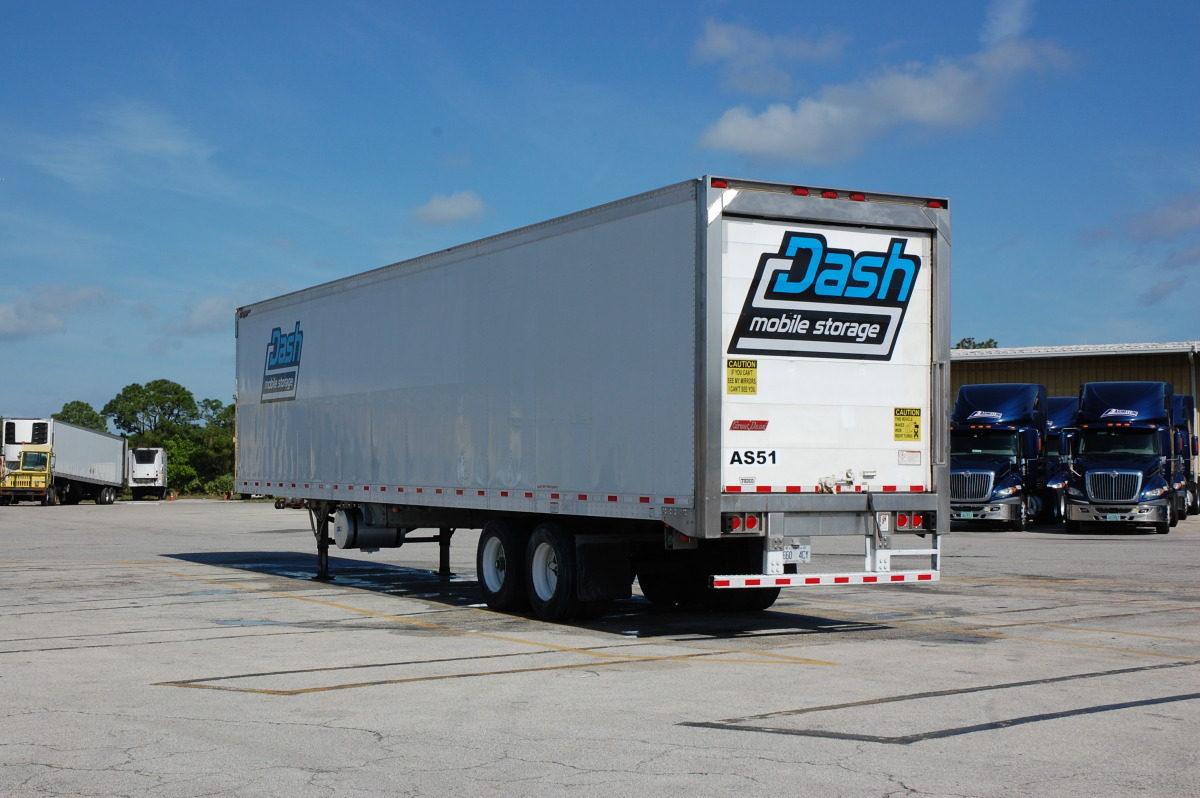 Dock Height Trailer - Dash Mobile Storage